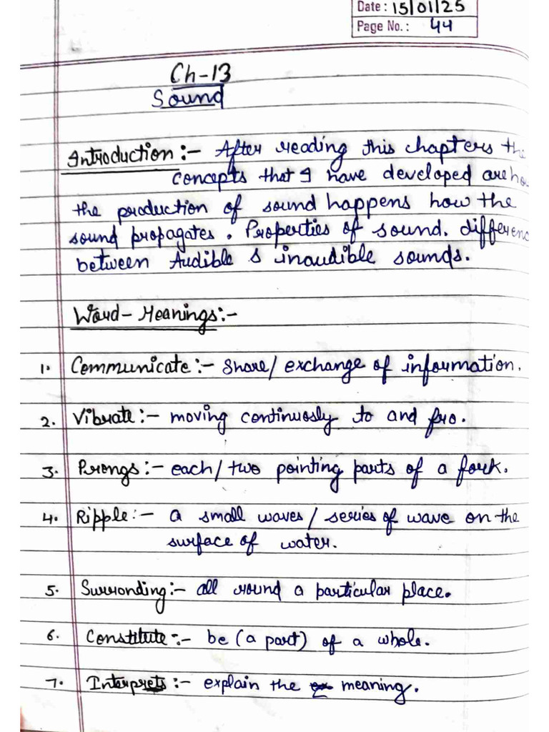 In6YKTD5 - No - Word Meaning of CH - 13&14 | PDF