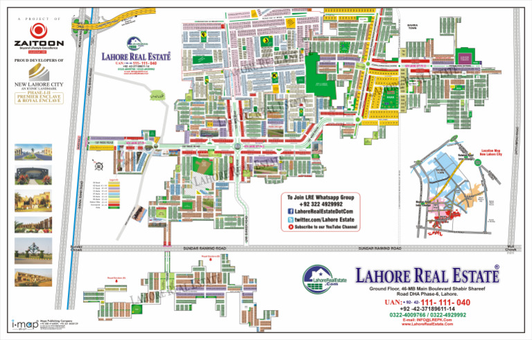 LRE New Lahore City Map | PDF