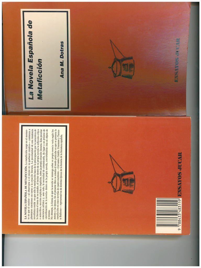 La Novela Española de Metaficción | PDF