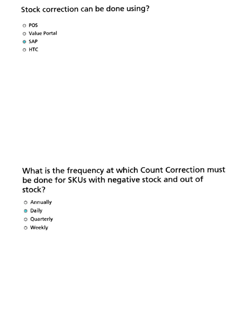 Count Correction | PDF