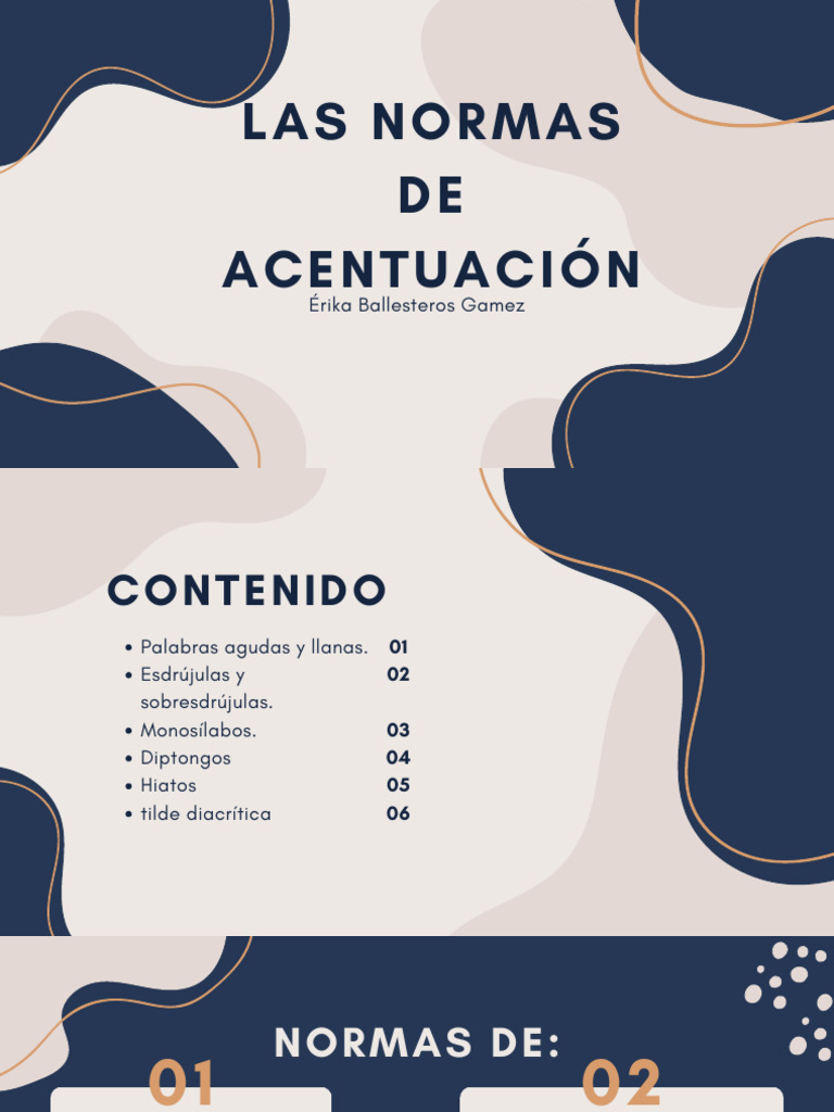 Normas de Acentuación en Español | PDF | Voz humana | Fonología