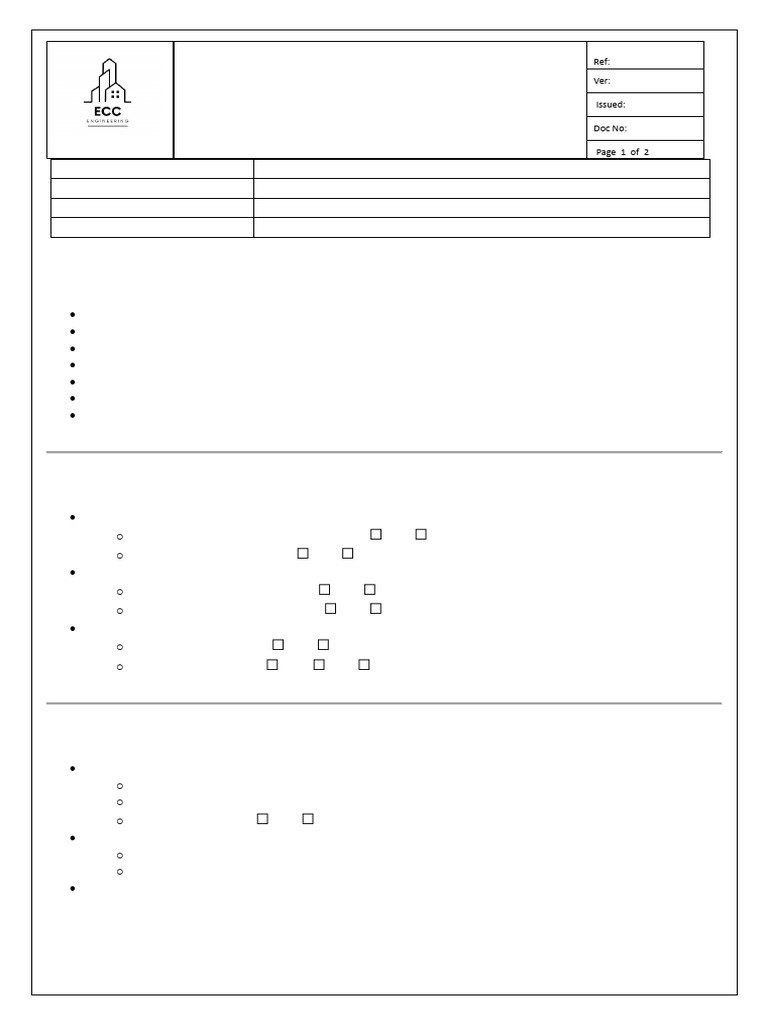 Inspection Sheet2 - Concrete | PDF | Concrete | Building Engineering
