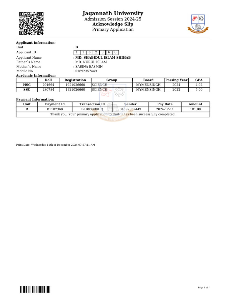 jnu-admission-2024-2025-1102360 | PDF