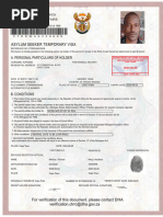 SAPS Affidavit | PDF