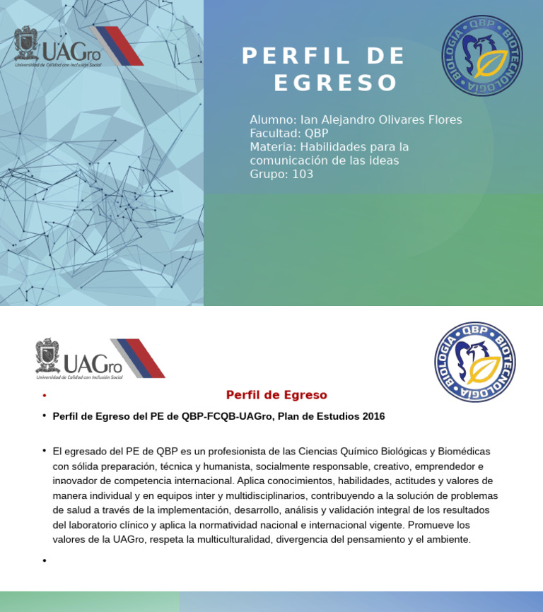 Sesion 2. C. Perfil de Egreso | PDF