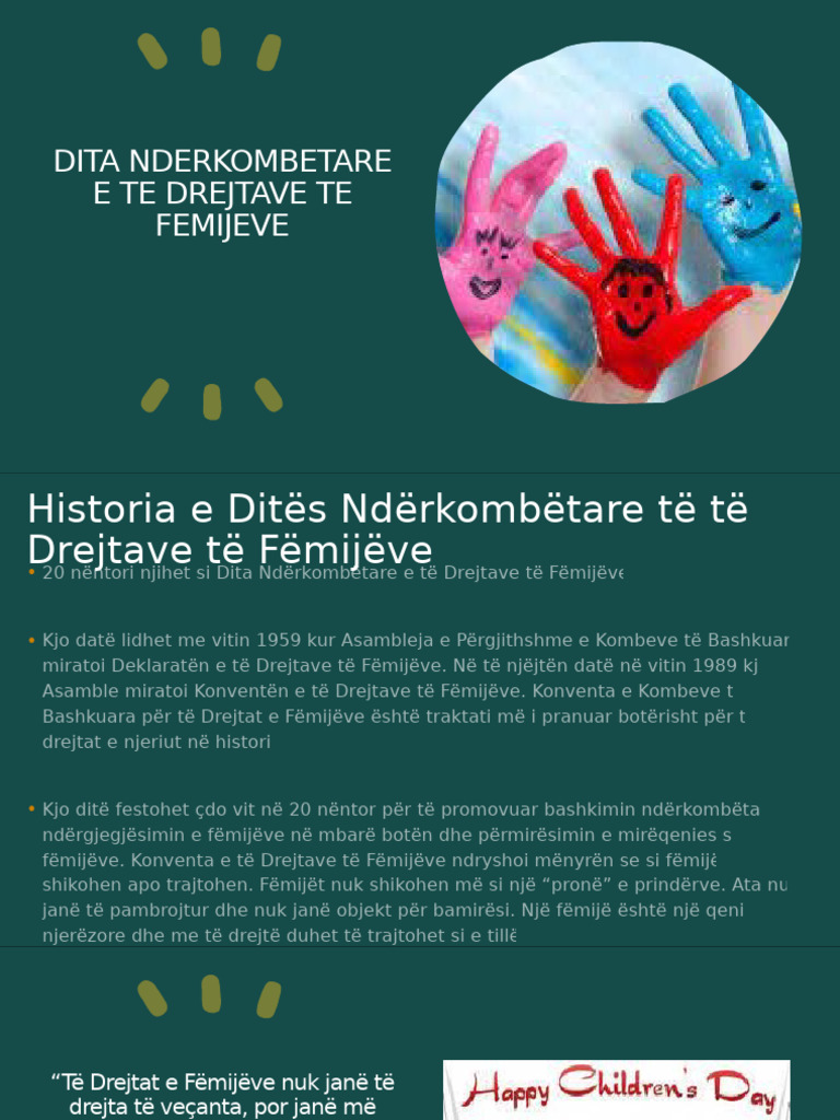 Te Drejtat e Femijeve | PDF
