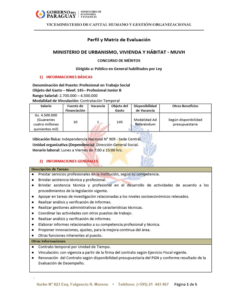 4 Prof Junior B 1 4 500 000 ff10 Dgsocial 10 01 2025 03 48 48 | PDF | Trabajo Social