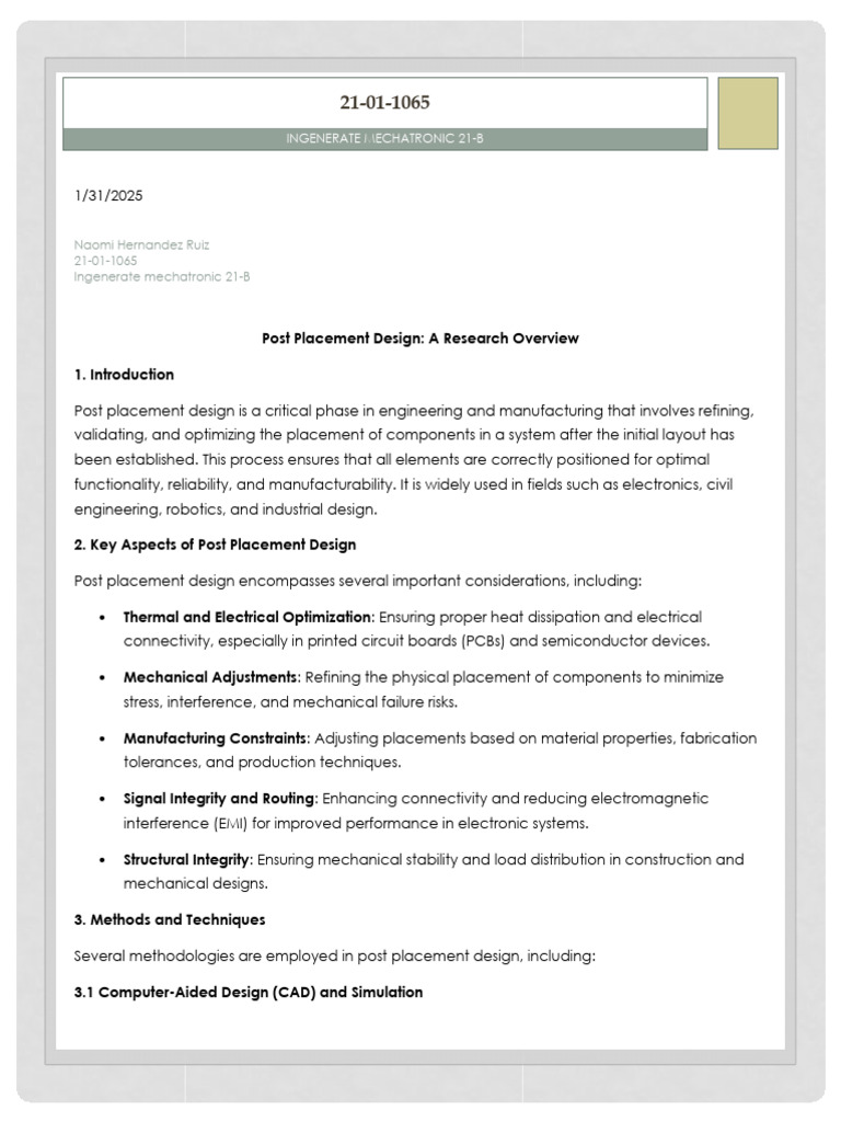 Ingeniería mecatrónica | PDF | Electronics | Mechanical Engineering