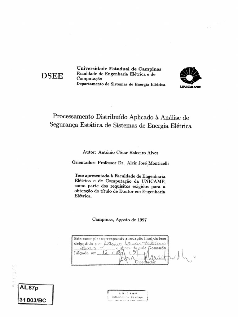 Processamento Distribuido Aplicado A Analise de Segurança Estatica de ...