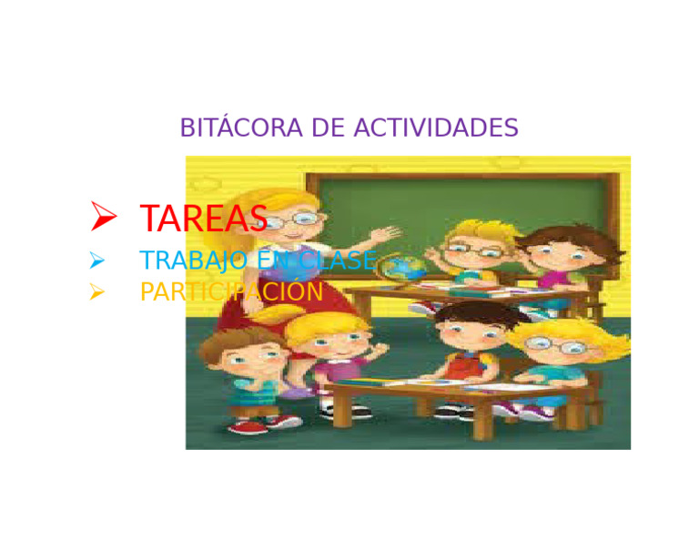 BITÁCORA DE ACTIVIDADES | PDF