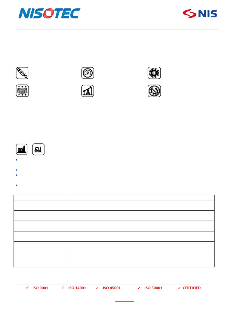 Pds Nisotec Hidrol HM 15 Eng | PDF | Motor Oil | Physical Sciences