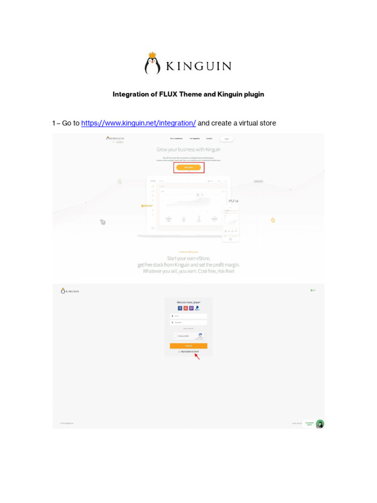 Integration of FLUX Theme and Kinguin Plugin | PDF | Word Press ...