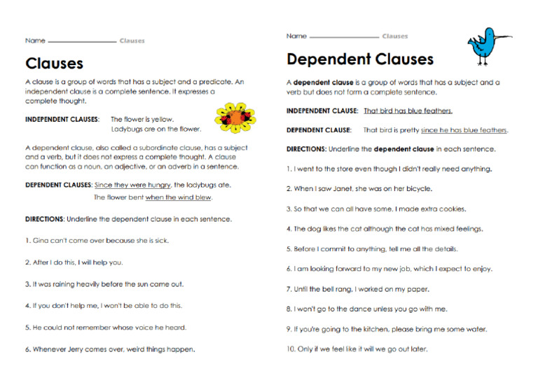 Clauses | PDF