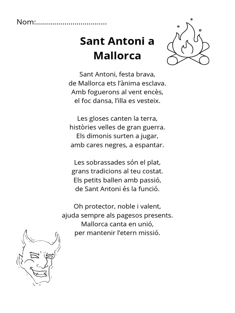 Poema Sant Antoni | PDF