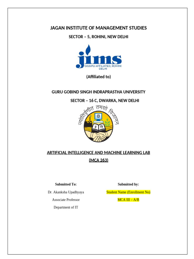 Front Page AIML | PDF