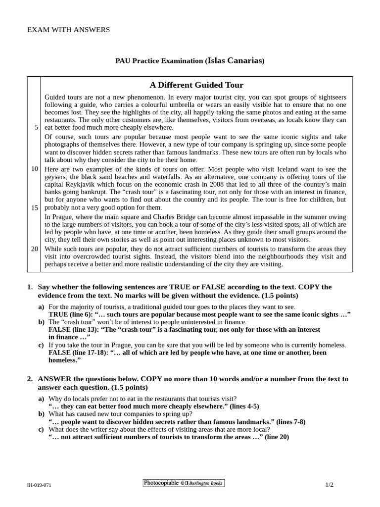 PAUCanarias ADifferentGuidedTour ANK | PDF