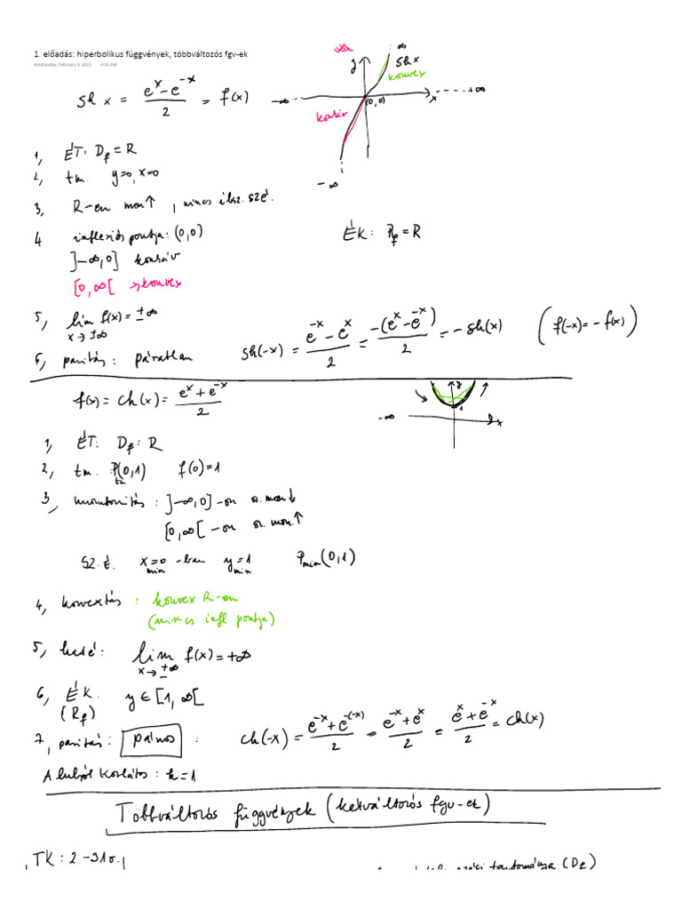 1 Előadás-Jegyzet | PDF
