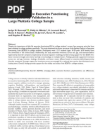 Barkley Deficits in Executive Functioning Scale (BDEFS) Validation in A ...