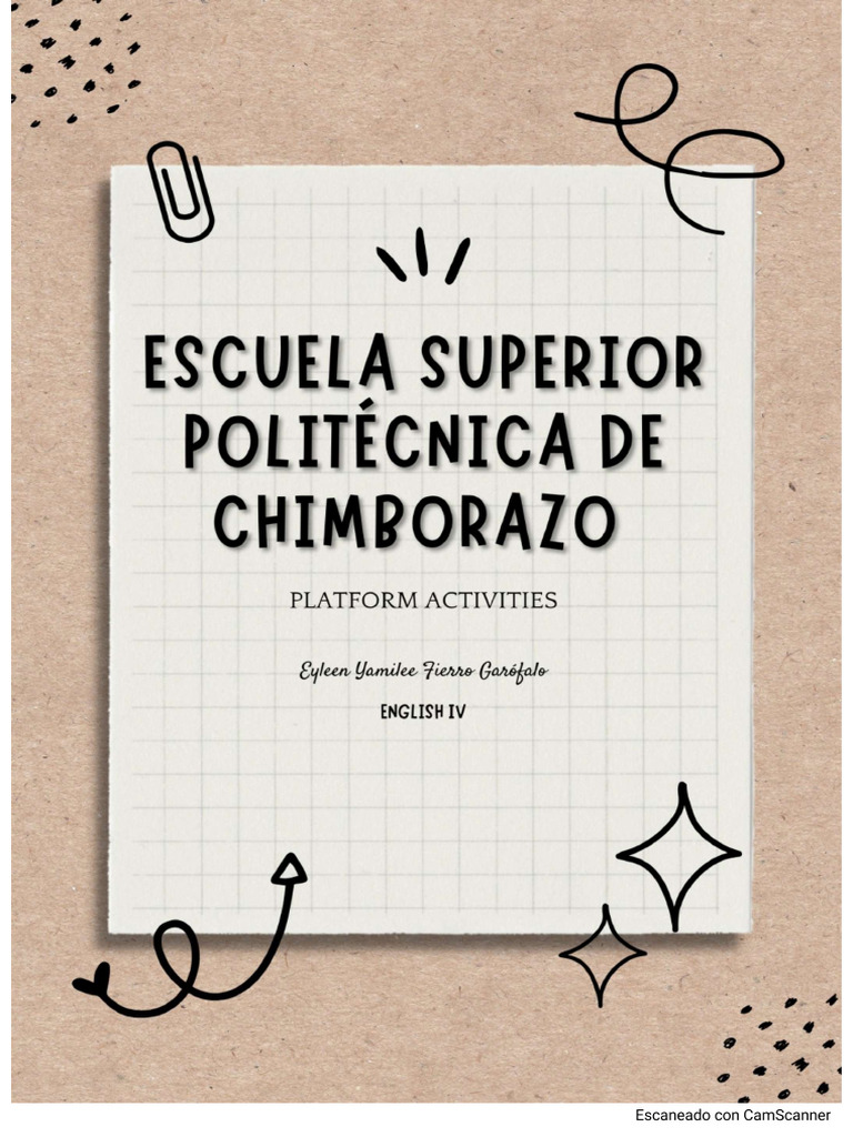 PLATFORM ACTIVITIES. YAMILEE FIERRO | PDF