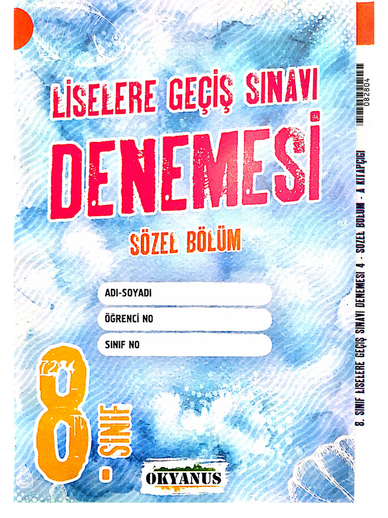 8.SINIF-LGS-TÜM-DERSLER-DENEME-SINAVI-VE-CEVAP-ANAHTARI-1 | PDF