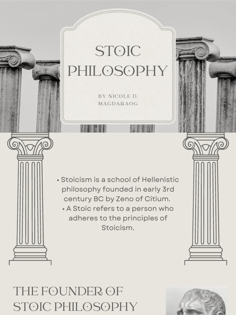 Stoic Philosophy PDF | PDF