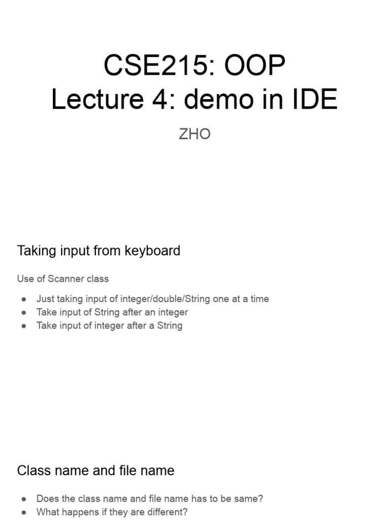 Lec 4_Demo_in_IDE.pptx | PDF