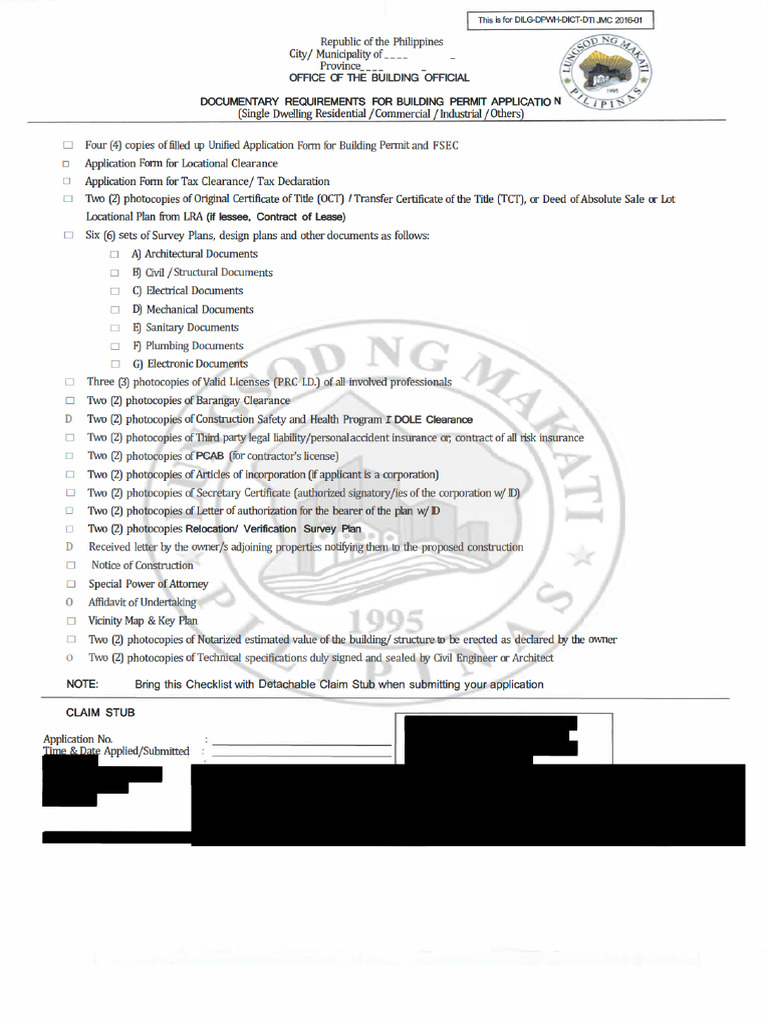 Accomplished List of Reqts_Redacted | PDF