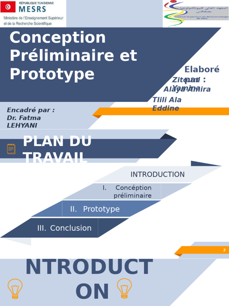 Conception Préliminaire et Prototypage | PDF | Prototype | Expérience