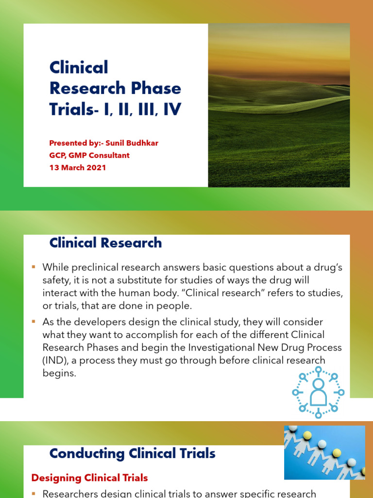 Understanding Clinical Research Phases | PDF | Phases Of Clinical ...