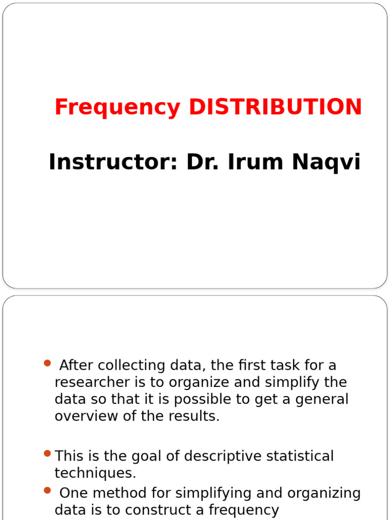 Understanding Frequency Distributions | PDF | Percentile | Histogram