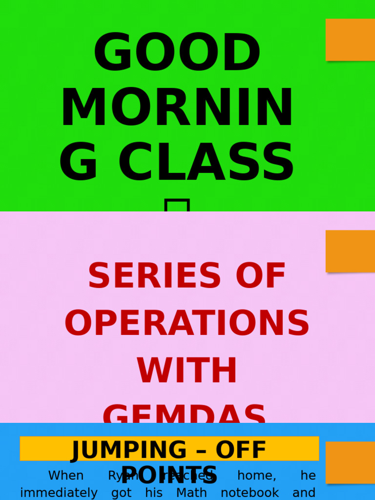 Understanding GEMDAS Operations | PDF