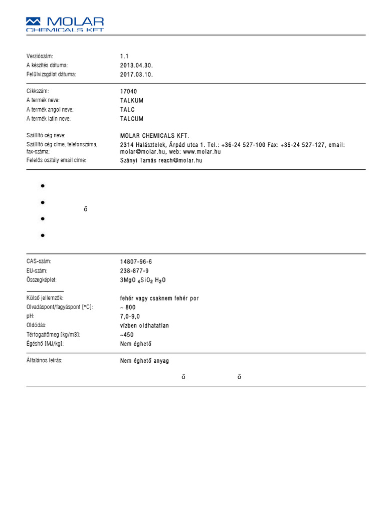 Talkum | PDF