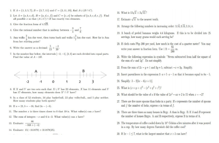 Math Reviewer | PDF