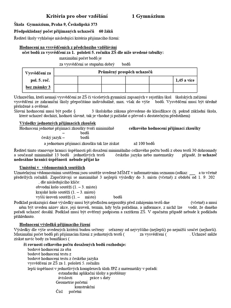 Kriteria - 8 - Lete 2025-1.KOLO P | PDF