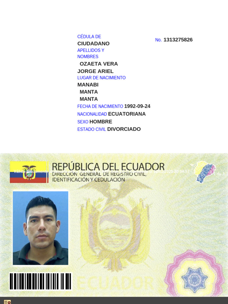 Cedula Digital | PDF