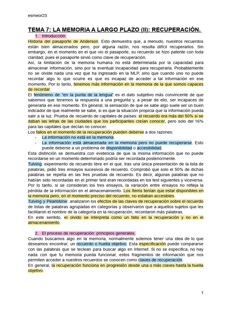 wuolah-free-TEMA-7-LA-MEMORIA-A-LARGO-PLAZO-III-RECUPERACION-gulag-free | PDF | Recuperar ...