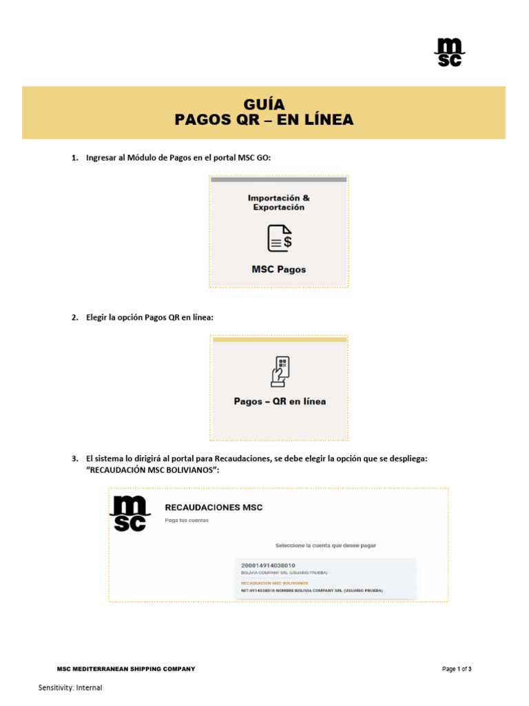 Guia de Pagos QR | PDF
