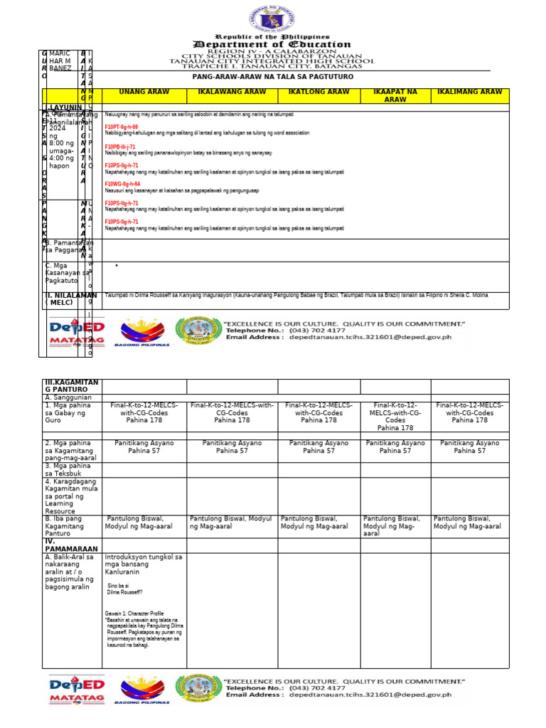 Talumpati Ni Dilma Rousseff | PDF