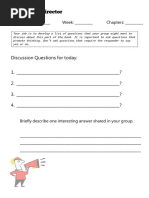 Big Book Response Sheet | PDF | Self-Improvement