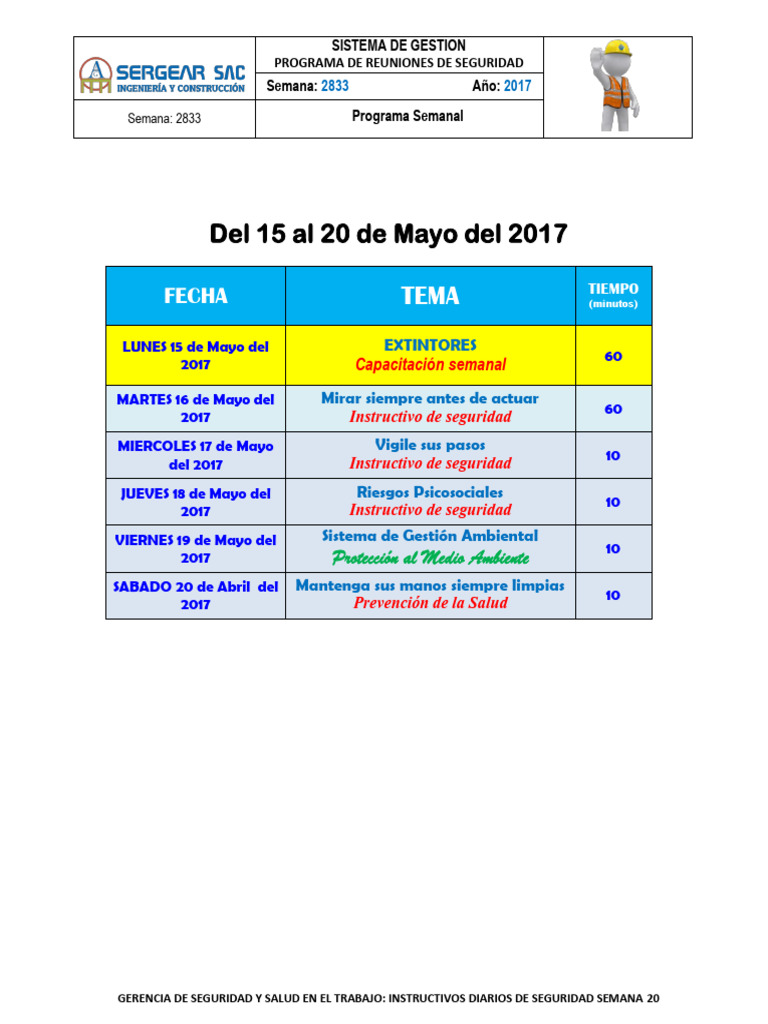 Sga SG Prog Cap Seg Sem 20 Ot 659 | PDF | Business | Entorno natural