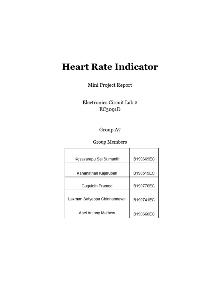 EC Lab 2 - Mini Project - Group A7 | PDF | Amplifier | Mosfet