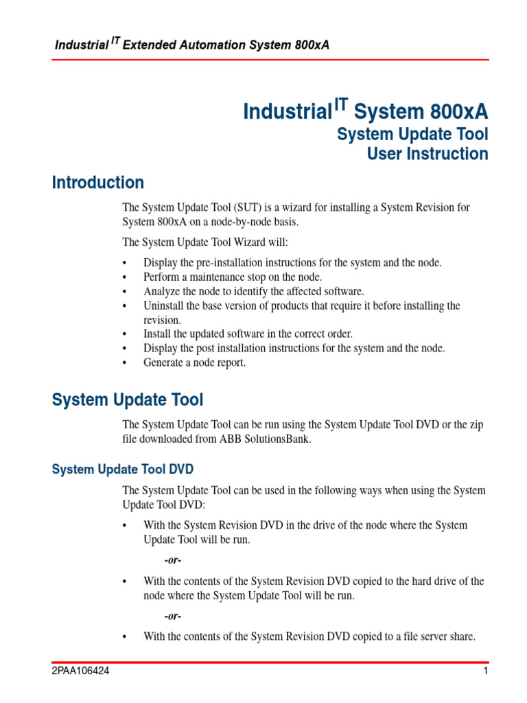2PAA106424R5021 - en System 800xa 5.0 SP2 System Update Tool | PDF | Databases | Internet Explorer