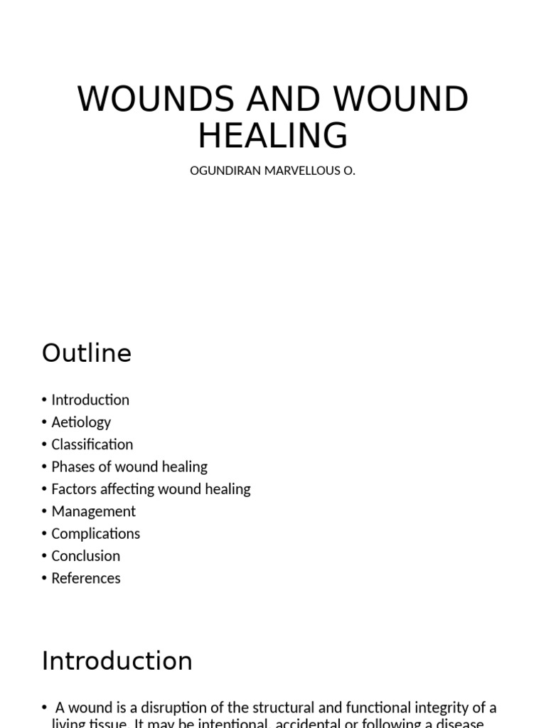 Comprehensive Guide to Wound Healing | PDF | Wound | Wound Healing