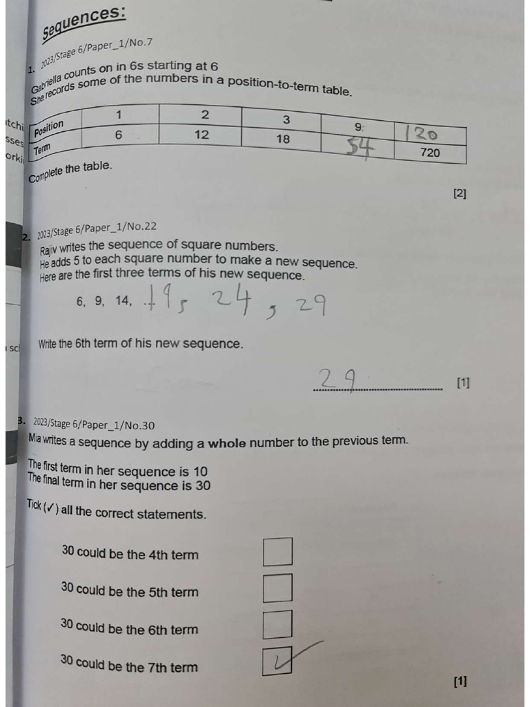 Omar Math Checkpoint HW | PDF