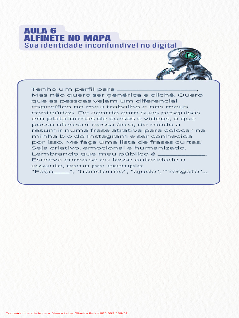 AULA6_PROMPTAlfinetenoMapa (1) | PDF