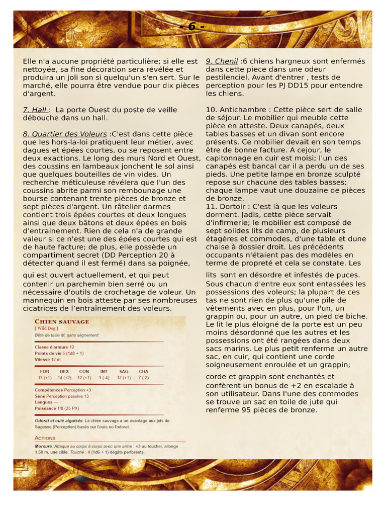 Scénario 4 - Imbroglio A Maethelburg - Page 6 | PDF