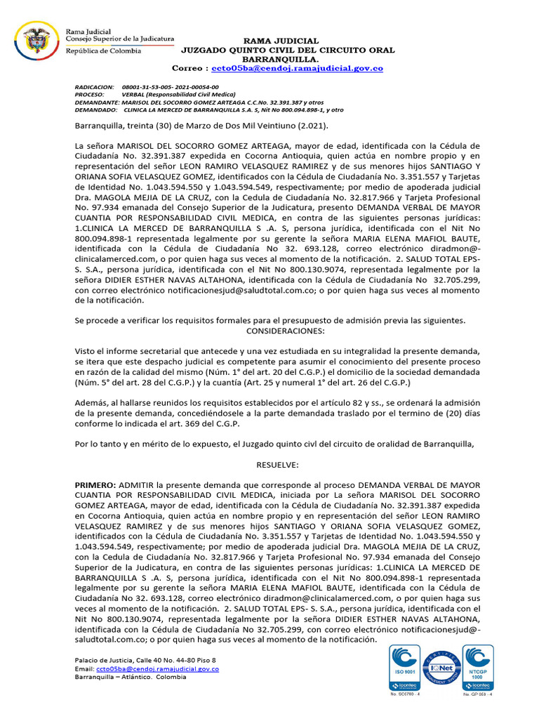 Rad 54-21 | PDF | Justicia | Crimen y violencia