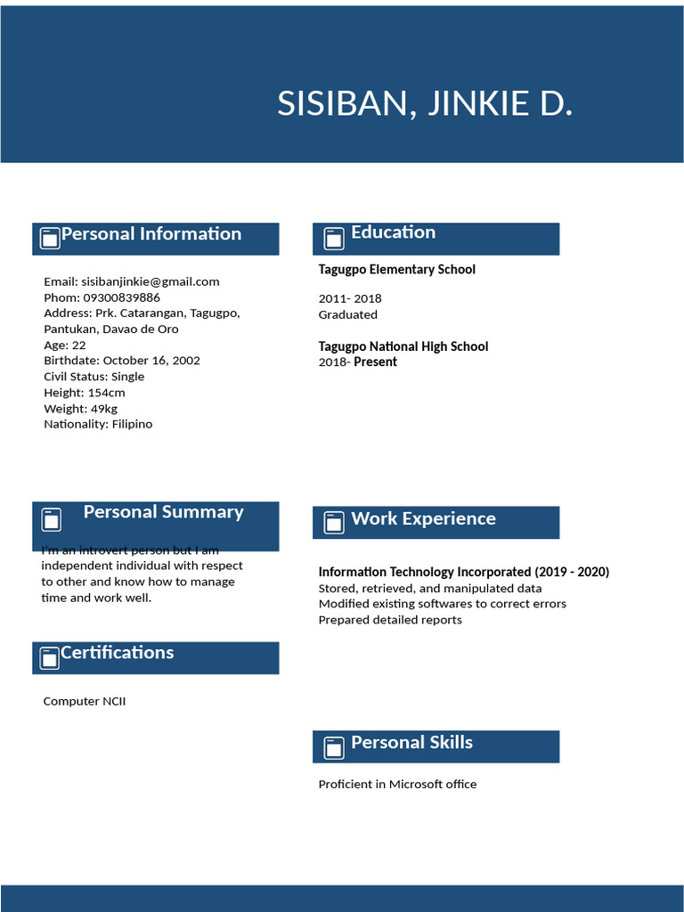 Resume-WPS Office | PDF