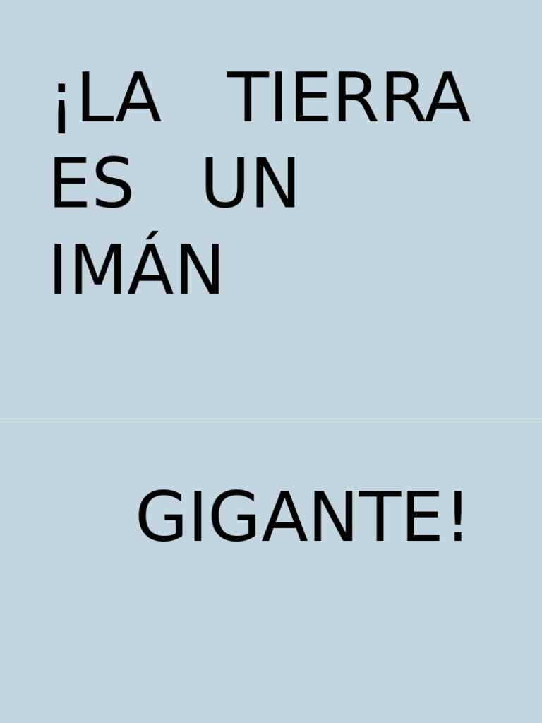 La Tierra Es Un Imán | PDF