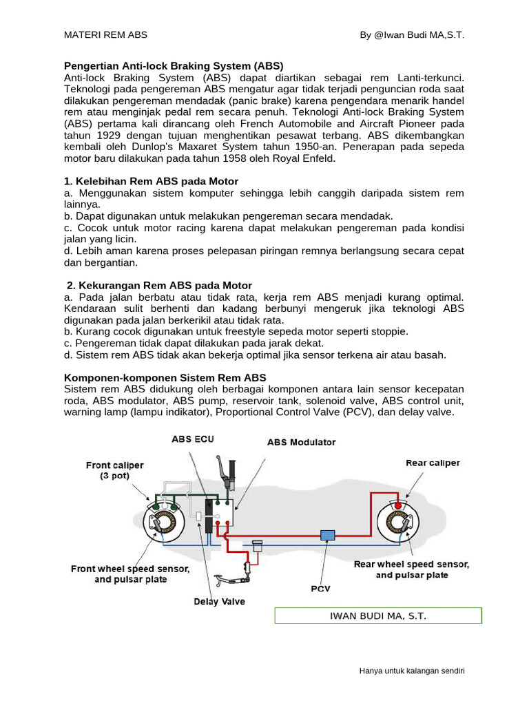 Materi Rem Abs | PDF